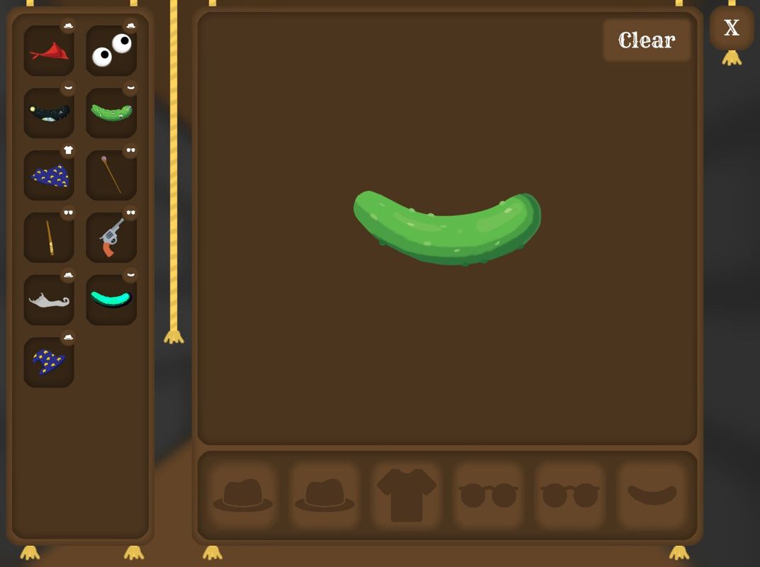 Screenshot of Pickle Clicker (Windows, 2022) - MobyGames