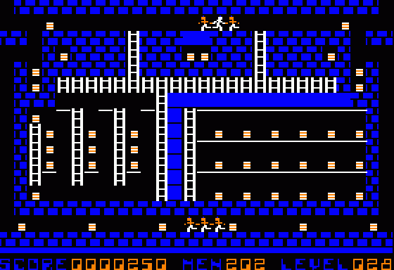 Screenshot of Lode Runner (Apple II, 1983) - MobyGames