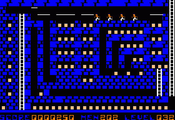 Screenshot of Lode Runner (Apple II, 1983) - MobyGames