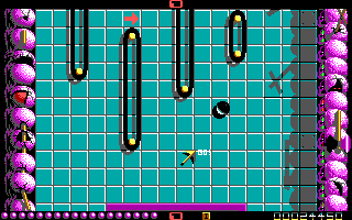 Screenshot of Ballistix (DOS, 1989) - MobyGames