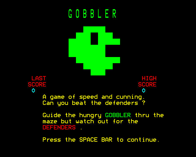 Gobbler (1983) - MobyGames
