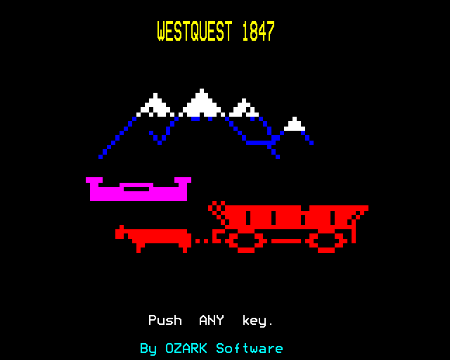 Westquest 1847 (1983) - MobyGames