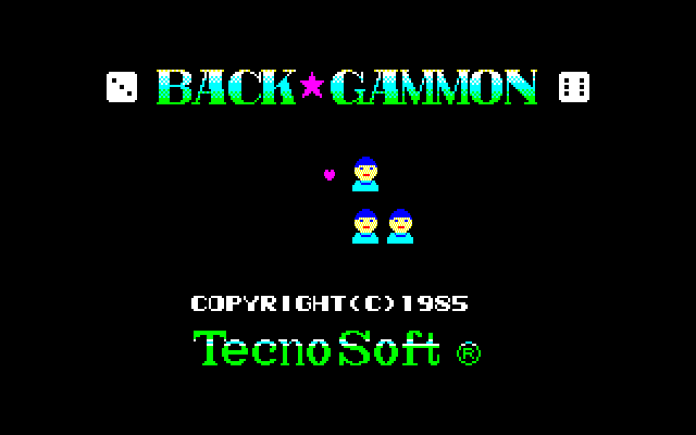 Backgammon Excellent (1985) - MobyGames