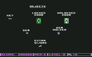 Screenshot of Conan (Commodore 64, 1984) - MobyGames