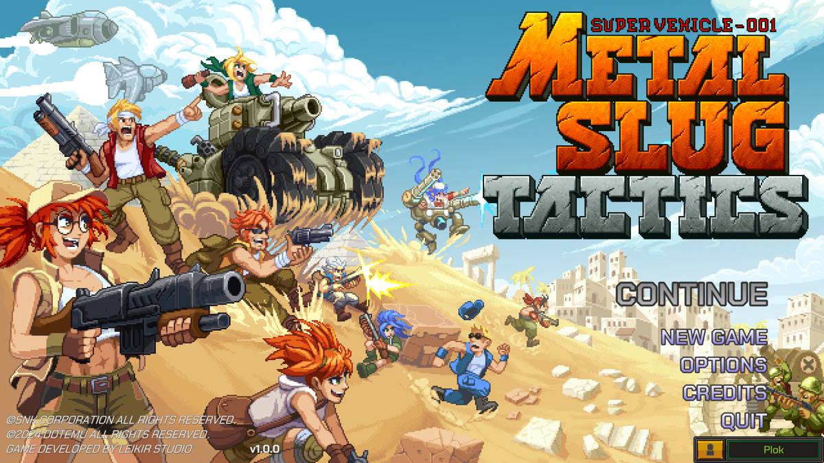 Screenshot of Metal Slug Tactics (Windows, 2024) - MobyGames