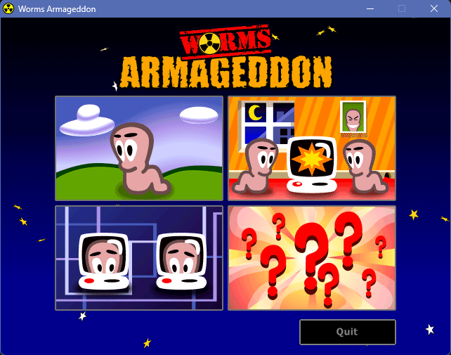 Screenshot of Worms: Armageddon (Windows, 1999) - MobyGames