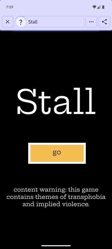 Stall (2024) - MobyGames