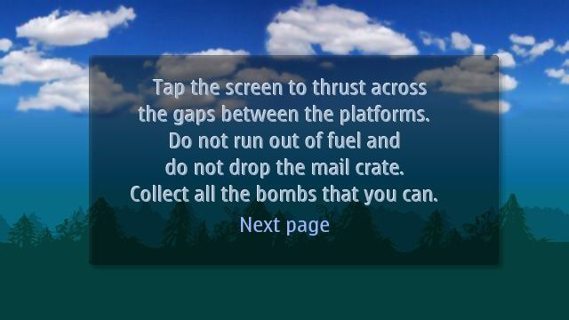 Screenshot of JetEx: Bombs Away (Symbian, 2011) - MobyGames