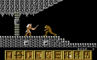 Screenshot of Barbarian (Commodore 64, 1987) - MobyGames