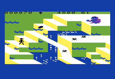 Screenshot of Congo Bongo (VIC-20, 1983) - MobyGames