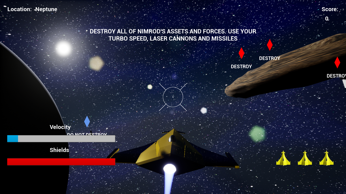 Screenshot of The Starfighter (Windows, 2022) - MobyGames