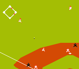 Screenshot of Bases Loaded (NES, 1987) - MobyGames