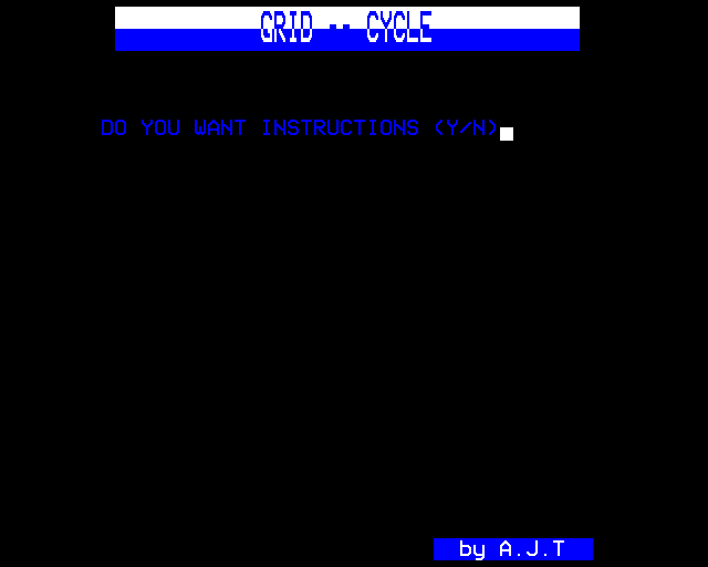 Grid-Cycle (1984) - MobyGames