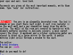 Screenshot of The Queen's Footsteps (ZX Spectrum, 2019) - MobyGames