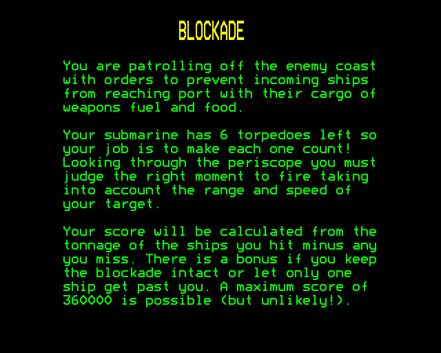 Blockade reviews - MobyGames