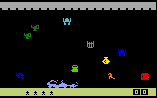 Screenshot of Dragonfire (Intellivision, 1982) - MobyGames