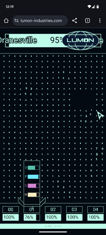 Screenshot of Macrodata Refinement (Browser, 2022) - MobyGames