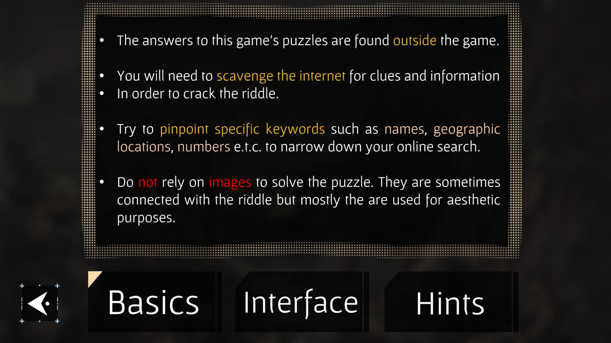 Screenshot of The Last Sphinx ARG (Windows, 2018) - MobyGames