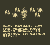 Screenshot of Batman: The Animated Series (Game Boy, 1993) - MobyGames