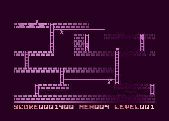 Screenshot of Lode Runner (Atari 8-bit, 1983) - MobyGames
