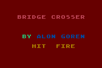 Bridge Crosser (1983) - MobyGames