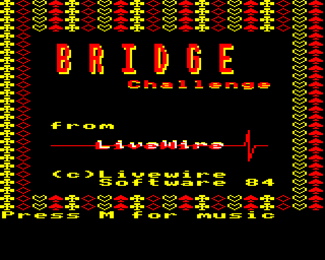 Bridge Challenge (1984) - MobyGames