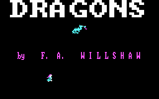 Screenshot of Dragons: A Challenge in Chivalry (DOS, 1986) - MobyGames
