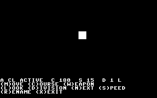Screenshot of Battle Cruiser (Commodore 64, 1987) - MobyGames