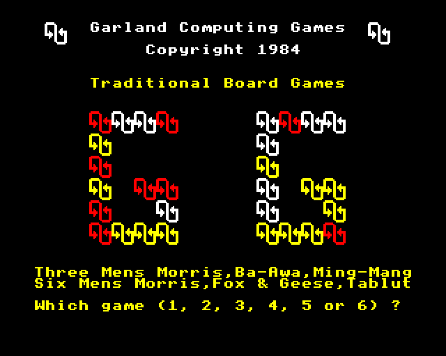 Traditional Board Games (1984) - MobyGames