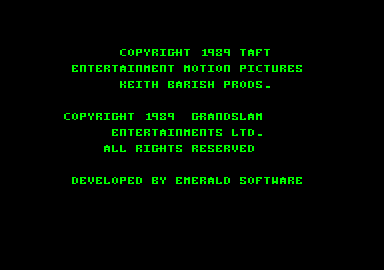Screenshot of The Running Man (Amstrad CPC, 1989) - MobyGames