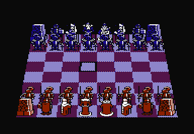 Screenshot of Battle Chess (Commodore 64, 1988) - MobyGames