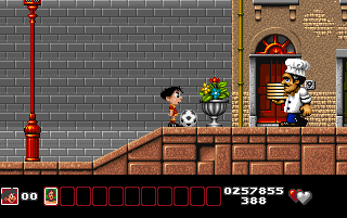 Screenshot of Soccer Kid (DOS, 1993) - MobyGames