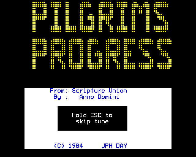 Pilgrim's Progress (1984) - MobyGames