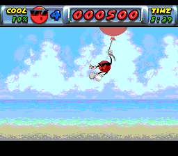 Screenshot of Cool Spot (SNES, 1993) - MobyGames