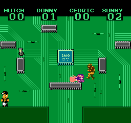 Screenshot of Super Homebrew War: 2025 Edition (NES, 2025) - MobyGames