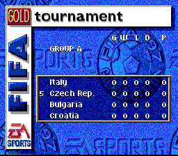 Screenshot of FIFA Soccer 97 (SNES, 1996) - MobyGames
