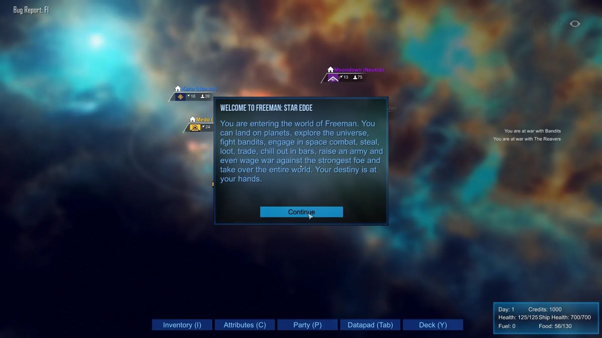 Screenshot of Freeman: Star Edge (Windows, 2017) - MobyGames