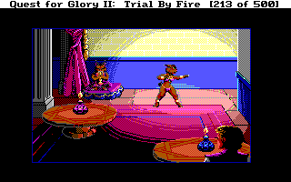 Screenshot of Quest for Glory II: Trial by Fire (DOS, 1990) - MobyGames