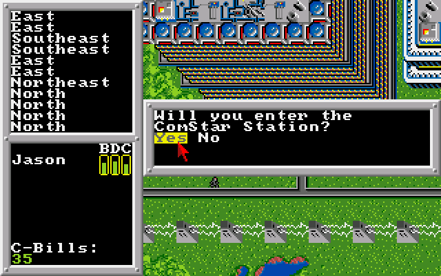 Screenshot of BattleTech: The Crescent Hawk's Inception (Amiga, 1988 ...