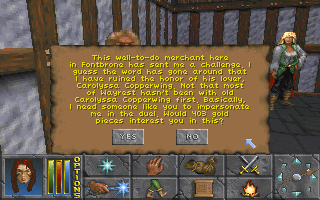 Screenshot of The Elder Scrolls: Chapter II - Daggerfall (DOS, 1996) - MobyGames
