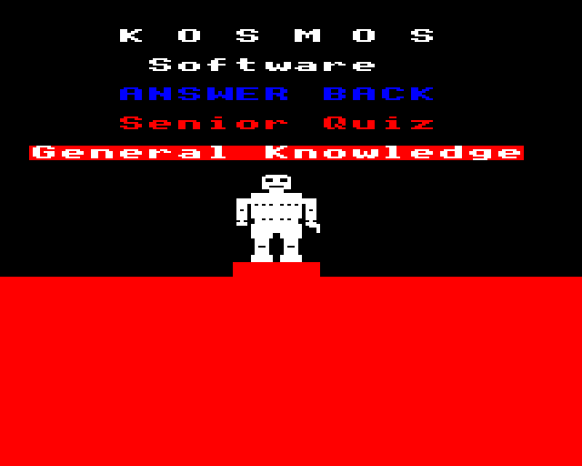 Answer Back Senior Quiz box covers - MobyGames