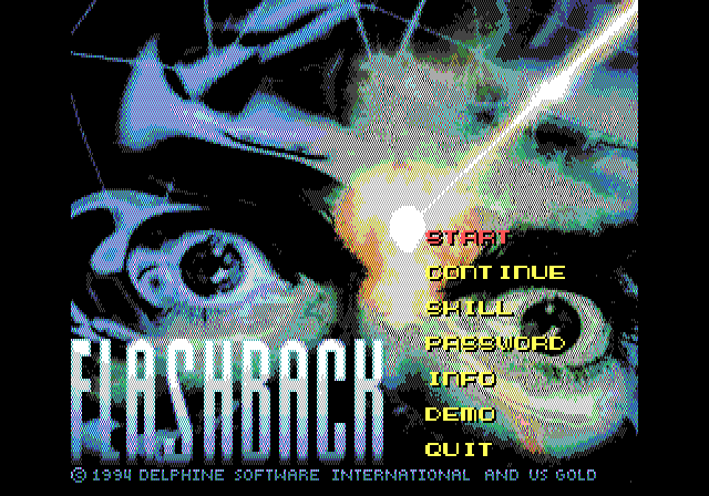 Screenshot of Flashback: The Quest for Identity (PC-98, 1992) - MobyGames