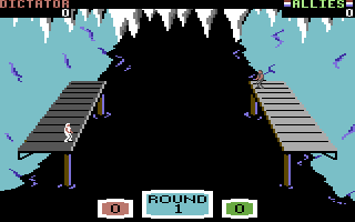 Screenshot of Beach-Head II: The Dictator Strikes Back (Commodore 64 ...
