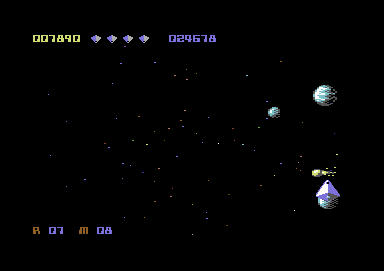 Screenshot of Mega-Apocalypse (Commodore 64, 1987) - MobyGames