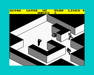 Screenshot of Hellfire (ZX Spectrum, 1984) - MobyGames
