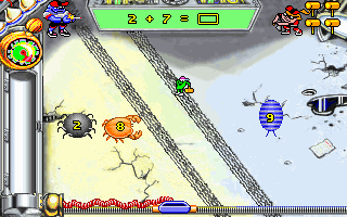 Screenshot of Turbo Learning: Mega Math (DOS, 1993) - MobyGames