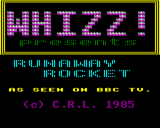 Whizz: Pack 1 (1985) - MobyGames