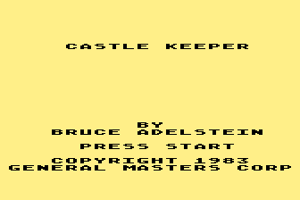Castle Keeper (1983) - MobyGames
