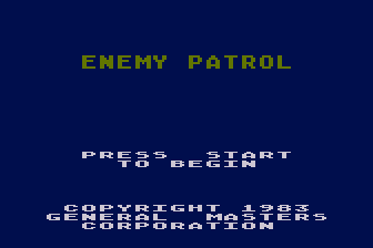 Enemy Patrol (1983) - MobyGames