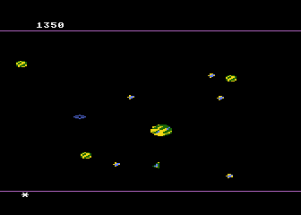 Screenshot of Meteorites (Atari 5200, 1984) - MobyGames